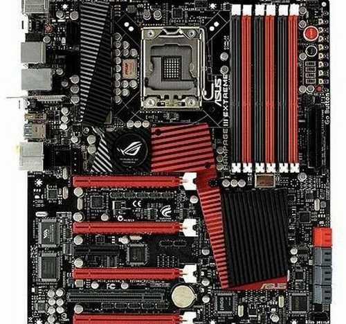 Комплект мат. плата Asus ROG Rampage 3 1366   i7