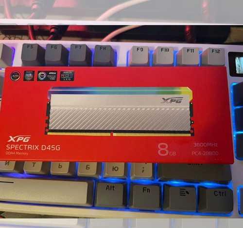 Оперативная память ddr4 16gb 3600 XPG spectrix D45