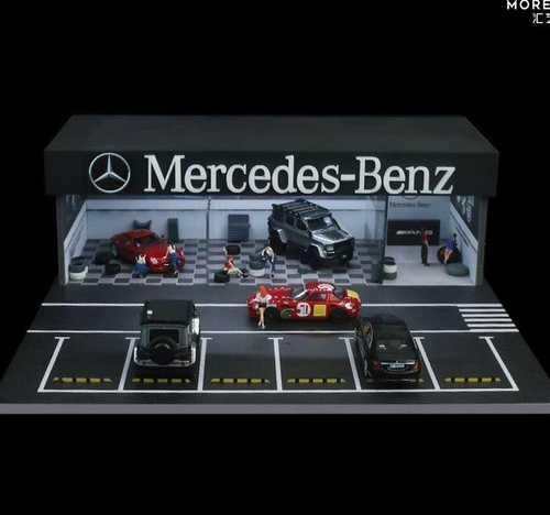 MoreArt 1/64 Mercedes-Benz modification shop