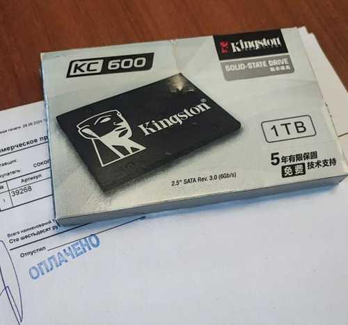 Внешний жесткий диск ssd 1tb SSD Kingston KC600