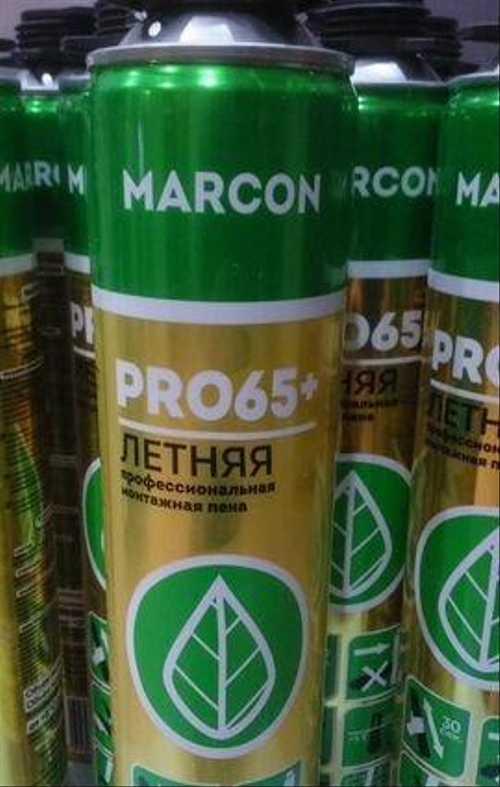 Пена монтажная marcon PRO 65л лето 800мл