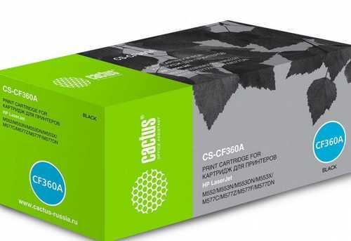 Картридж лазерный Cactus CS-CF360A CF360A черный