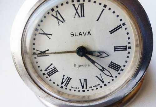 Часы -будильник слава. СССР