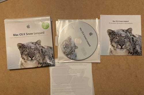 Mac OS Snow Leopard оригинальный диск