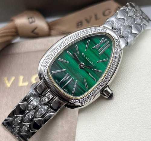 Часы Bvlgari Serpenti Seduttori камни