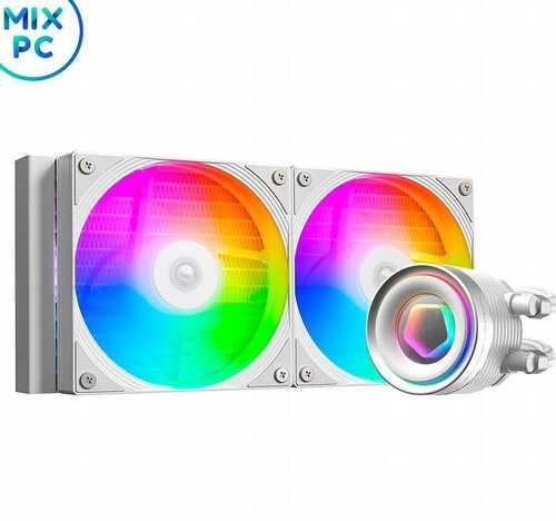 Система жидкостного охлаждения ID-Cooling FX240 INF White