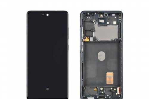 Дисплей Samsung SM-G780F G781B черный+рамка Orig