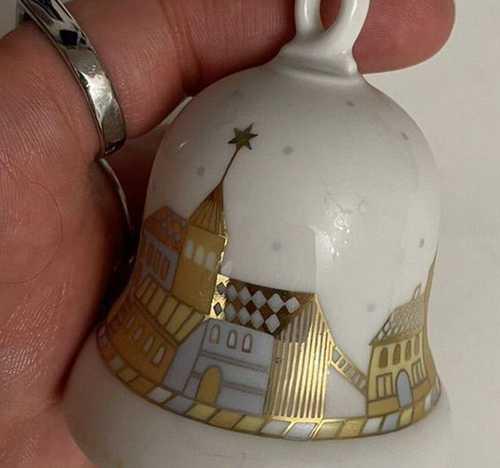 Колокольчик императорский фарфор