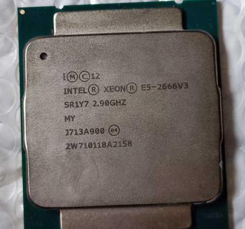 Процессор intel Xeon e5-2666v3