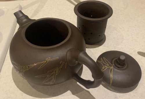 Чайник китайский глиняный заварочный