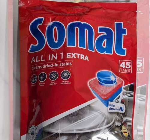 Таблетки для пмм somat ALL IN 1 extra