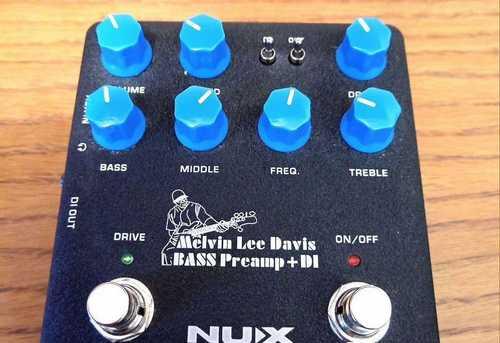 Басовый преамп NUX Melvin Lee Davis Bass Preamp+DI