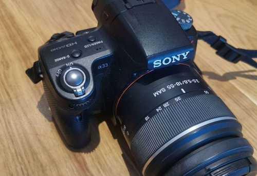 Зеркальный фотоаппарат Sony slt-a33