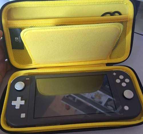 Nintendo switch lite серая 128gb