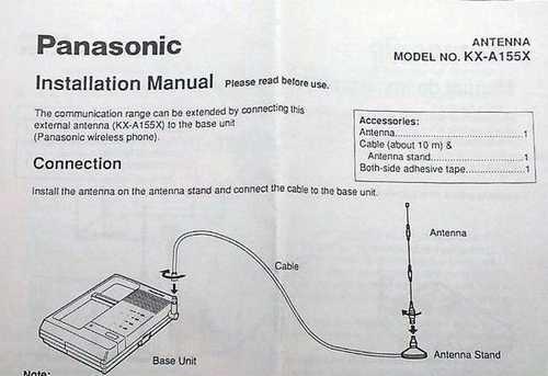 Внешняя антенна Panasonic KX-A155X