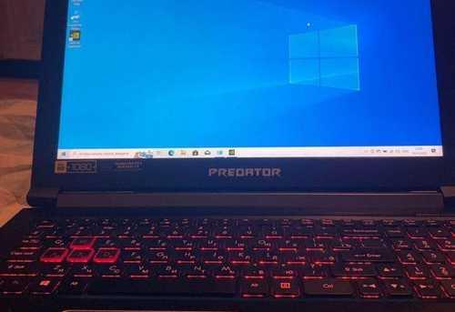 Ргровой ноутбук Acer predator helios 300
