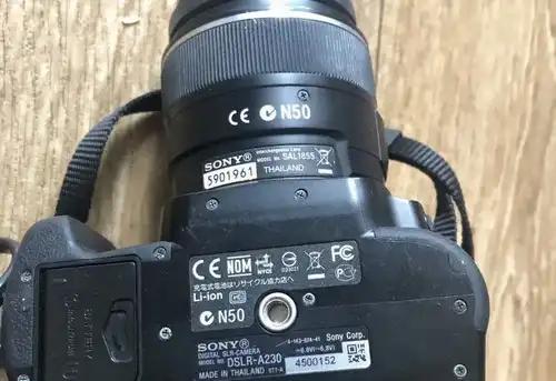 Зеркальный фотоаппарат sony A230