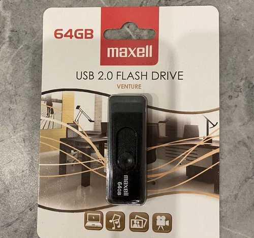 Usb флешка Maxell 64 гб