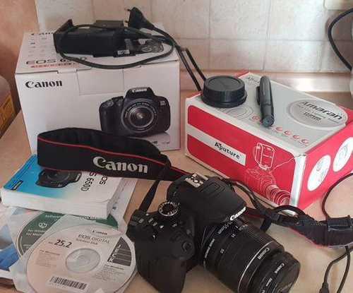 Фотоаппарат Canon EOS 650d с объективом EFS 18-55