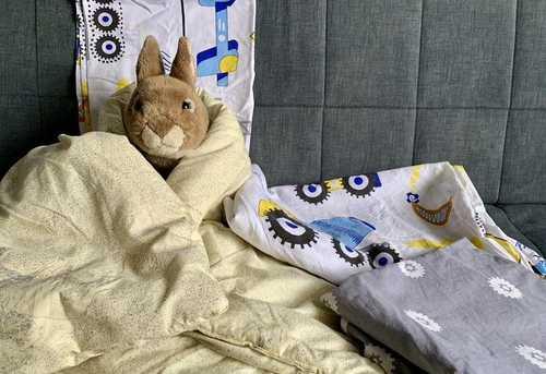 Одеяло и комплект постельного белья для мальчика