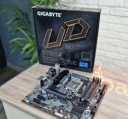 Материнская плата Gigabyte B760M DS3H DDR4 LGA1700