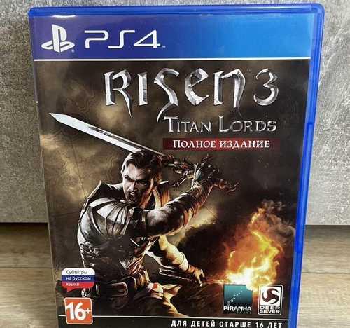 Диск Risen 3 titan lords ps4/ps5