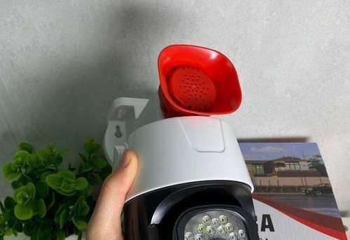 Камера видеонаблюдения уличная Wi-Fi с рупором