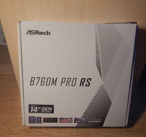 ASRock B760M PRO RS, LGA 1700, Intel B760, mATX