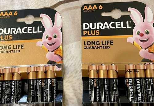 Батарейки Duracell AAA новые (6 шт.)