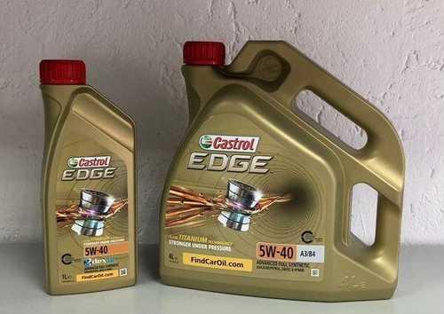 Масло моторное Castrol edge Titanium 5W40 A3/B4