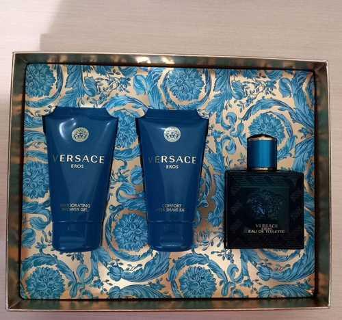 Versace eros eau de parfum подарочный набор