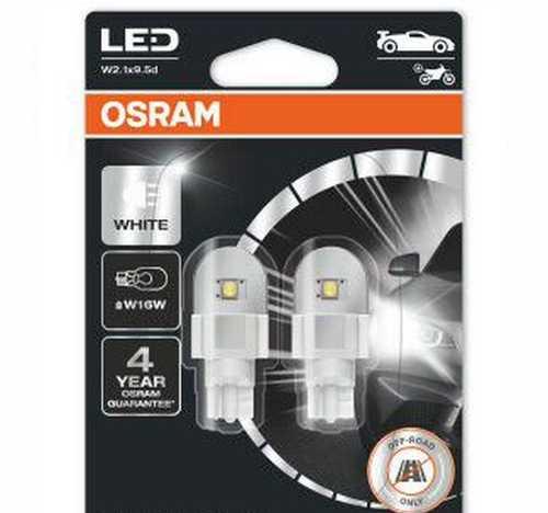 Лампа светодиодная Osram W16W 12V, 921DWP-02B, 2 ш