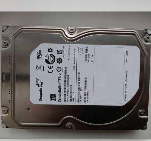 Жёсткий диск 2 тб HDD Seagate Constellation ES.2