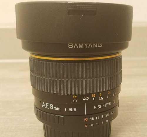 Samyang 8mm F3.5 Nikon F