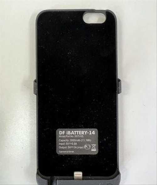 Чехол-аккумулятор DF iBattery-14 для iPhone 6