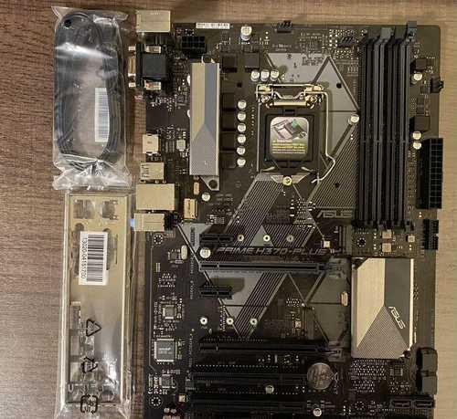 Новая материнская плата asus prime H370-plus