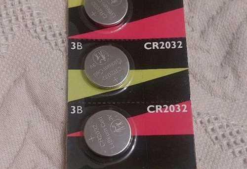 Батарейки cr2032 (комплект - 5 штук)