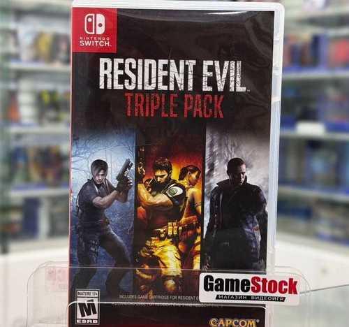 Resident Evil Triple Pack (Nintendo Switch, Английская версия, Б/У)