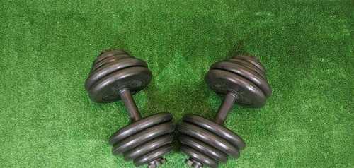 Гантели по 30кг Новые MB Barbell - 2шт 25d (26mm)