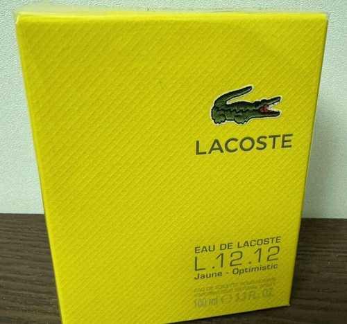 Lacoste l 12.12 jaune optimistic 100