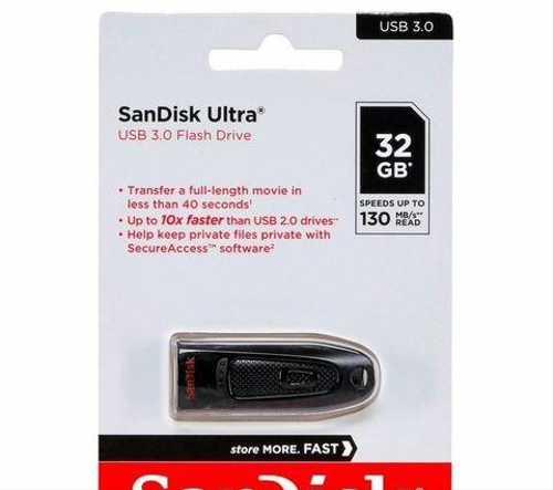 USB-накопитель Sandisk Ultra USB 3.0 32Gb