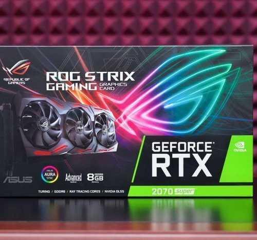 Видеокарта RTX 2070 Super Asus ROG strix 8 GB