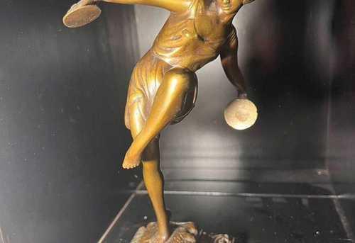 Скульптура бронзовая "Танцовщица с кимвалами"