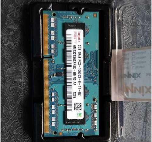 Оперативная память ddr3 для ноутбука 2 GB