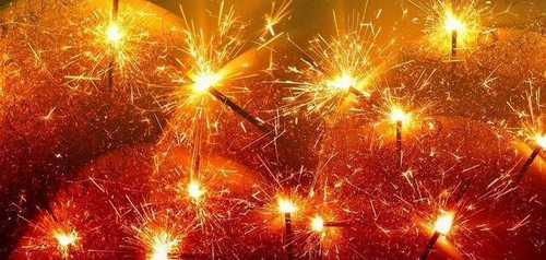 Бенгальские огни цветные 30 40 65 см новогодние