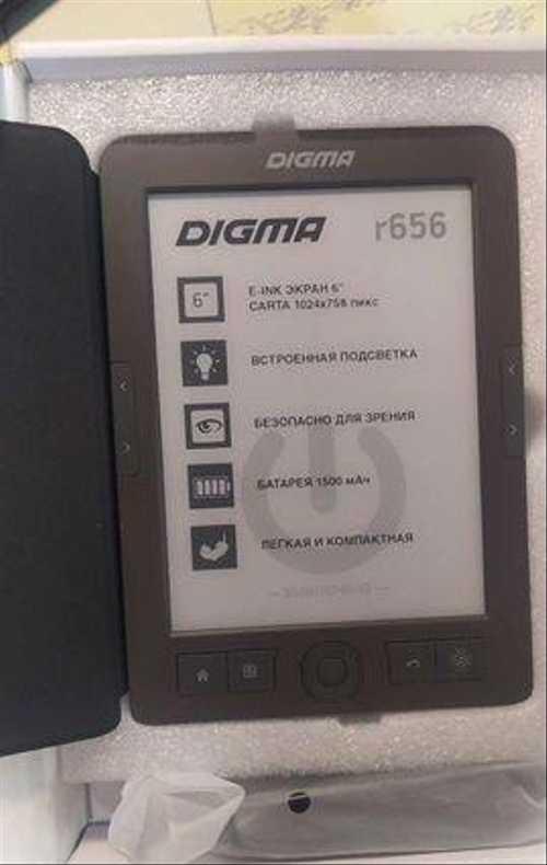 Digma R656 (Carta, встроенный чехол)
