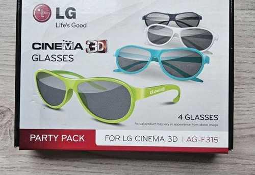 LG 3D очки для телевизора (4шт)