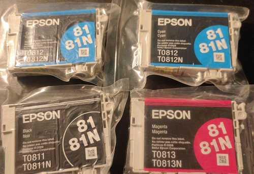 Оригинальные картриджи epson