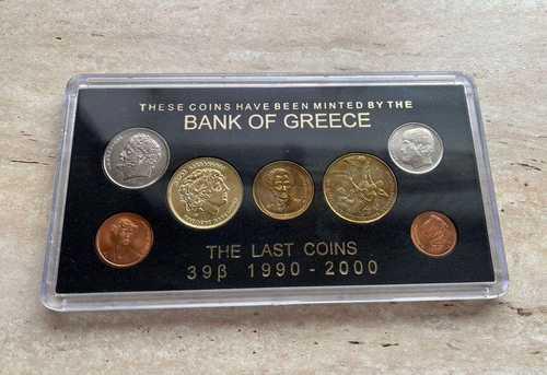 Греция набор из 7 монет 1990-2000