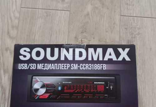 Автомагнитола Soundmax с USB и Bluetooth